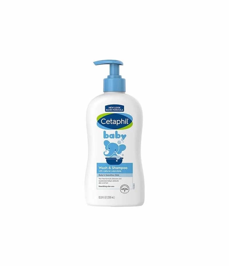 Cetaphil Baby Wash and Shampoo with Calendula-399ml - Primac Baby