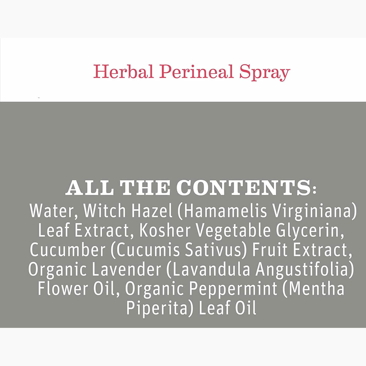 Herbal Perineal Spray by Earth Mama - Primac Baby